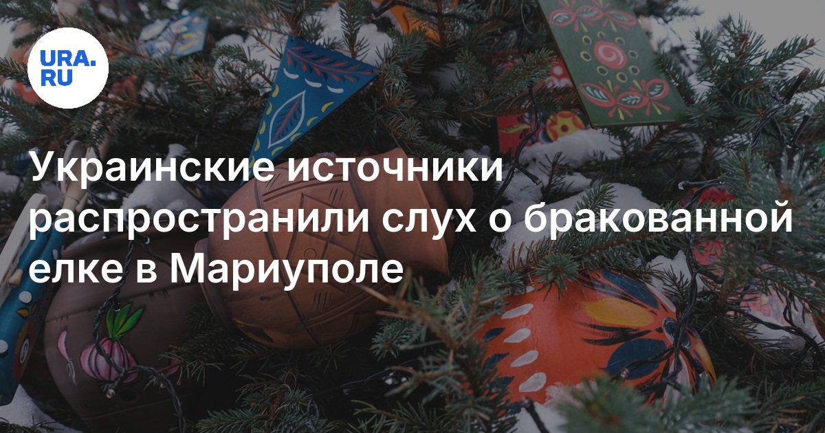 Новогодняя елка приехала из Великого Устюга в Мариуполь: длина дерева ...