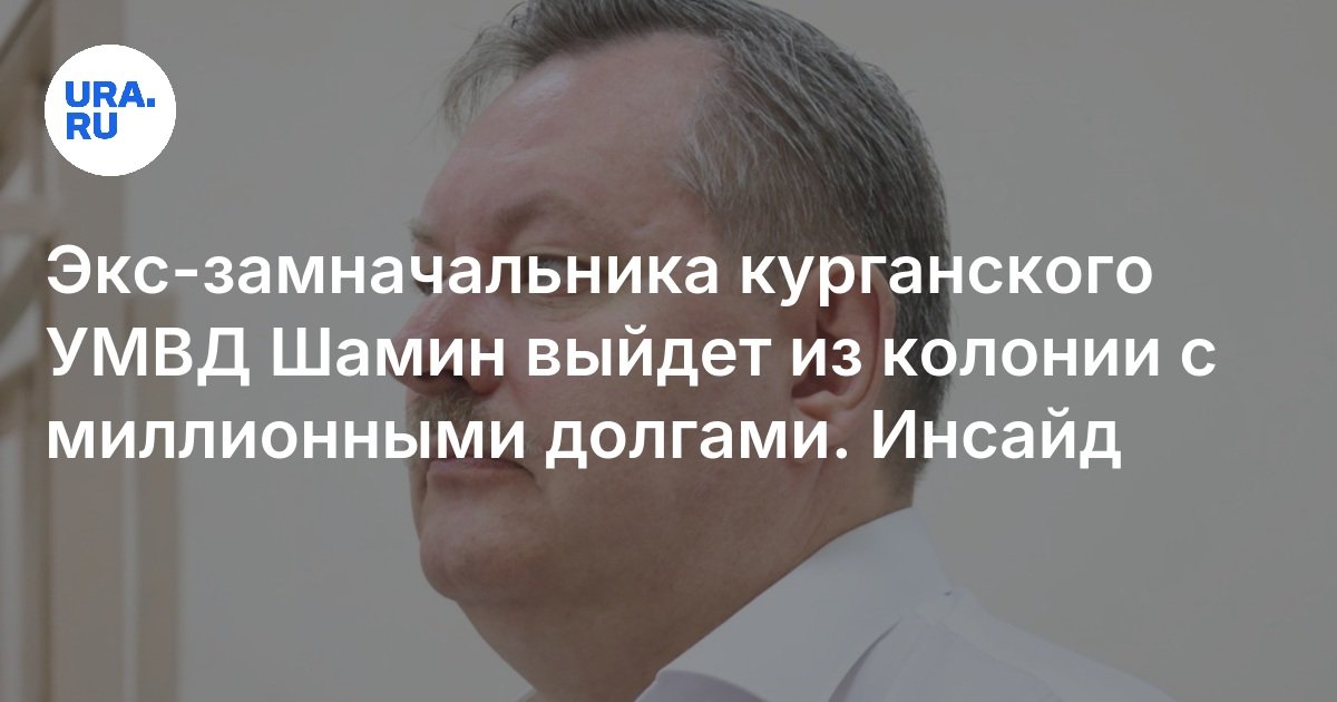 Долги бывшего полковника полиции Шамина и наказание за коррупцию: разбор URA.RU